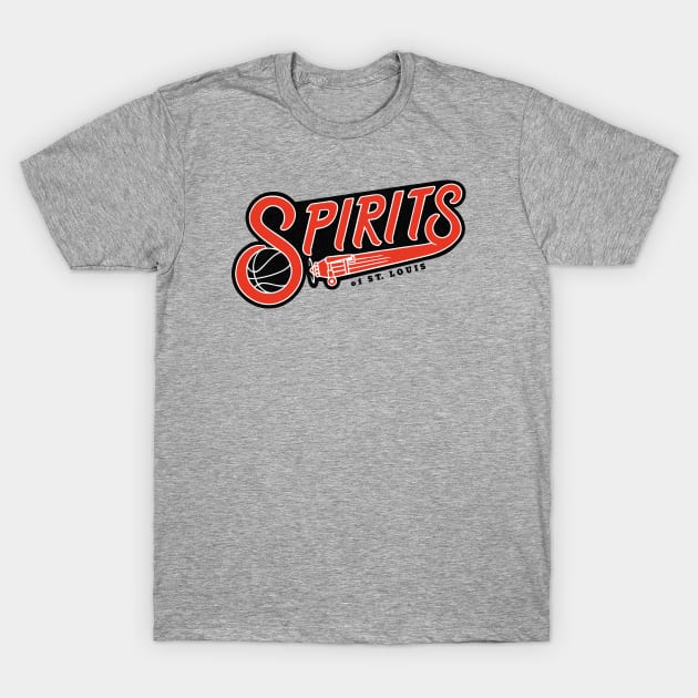 Defunct Spirits of St. Louis ABA Basketball - St Louis - T-Shirt | TeePublic